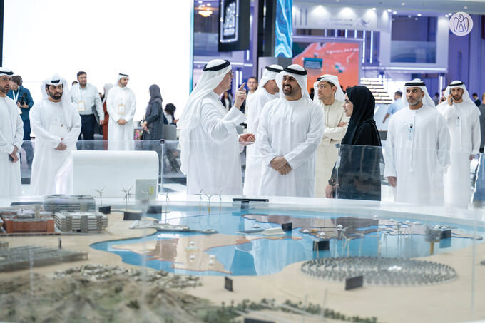 Theyab Bin Mohamed Bin Zayed Attends World Future Energy Summit 2024